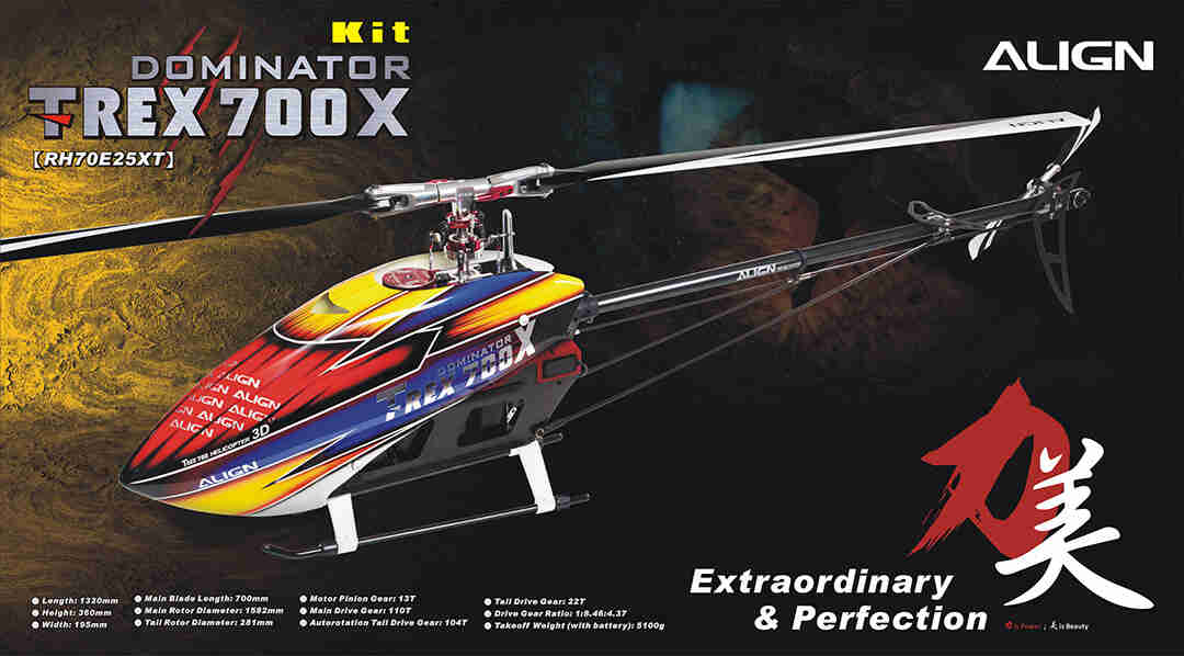align trex 700l top dominator zenmtech singapore